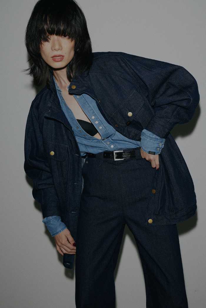 【画像】【AMERI】Leeとのコラボアイテム第2弾が登場♡3型のデニムアイテムを展開 3/8 - Peachy - ライブドアニュース