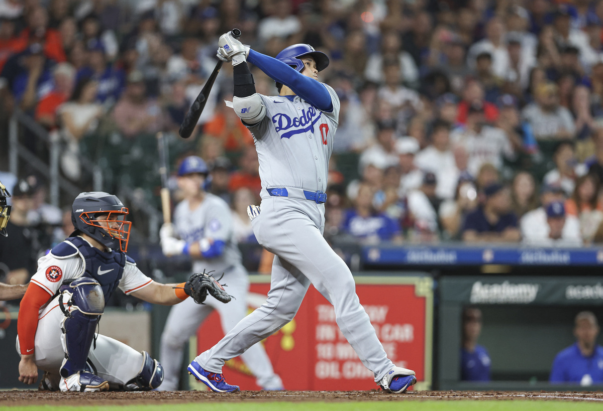 【MLB】「オオタニがテキサスサイズの一発」大谷翔平、2試合ぶり32号は右翼への自己最速タイ“191キロ弾” 公式も驚愕一打に大興奮 - ライブドアニュース