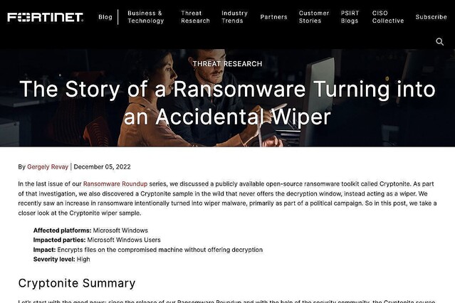 ランサムウェアを政治目的でワイパーマルウェアに変える事例が増加 - ライブドアニュース