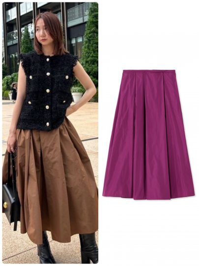 【画像】ドラマティックに秋めいて♡ 今、買い足したい【ボリュームスカート】9選 4/14 - Peachy - ライブドアニュース