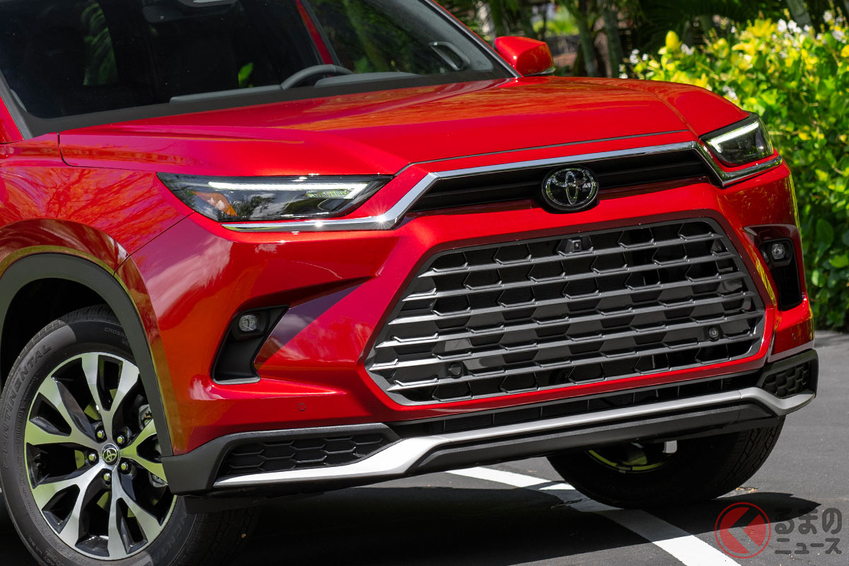 全長5.1m！ ド迫力のトヨタ最強「新型3列SUV」ついに登場！「グランドハイランダー」米で生産開始 - ライブドアニュース