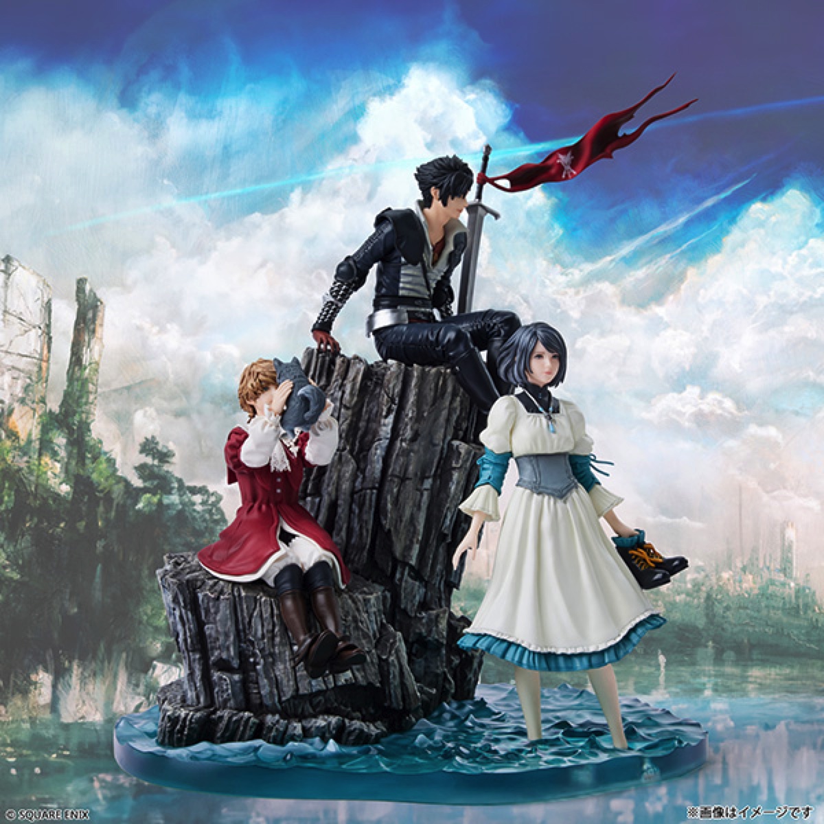 『FF16』イメージアートのフュギュアが予約受付中 クライヴらの少年期を細かく作り込む - ライブドアニュース