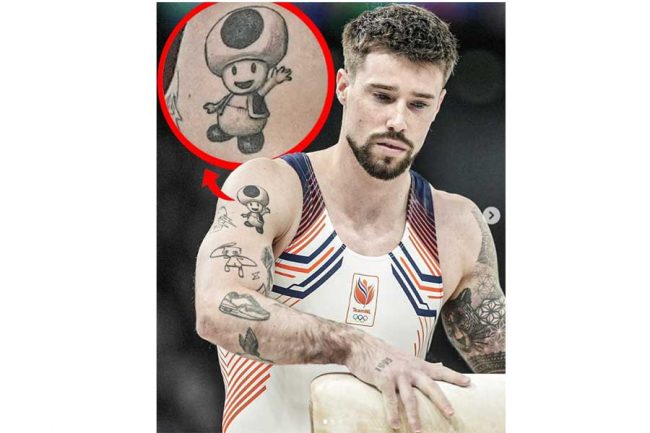 【画像】五輪選手の腕に「あ！」日本発タトゥーが連日話題 名作マンガから彫った名言は「激アツすぎる…」 2/2 - ライブドアニュース