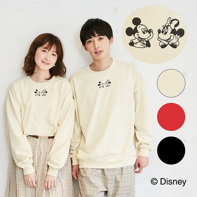 カップルコーデ・双子コーデにおすすめ！pairpair ディズニー「裏毛ゆるスウェット」 - ライブドアニュース
