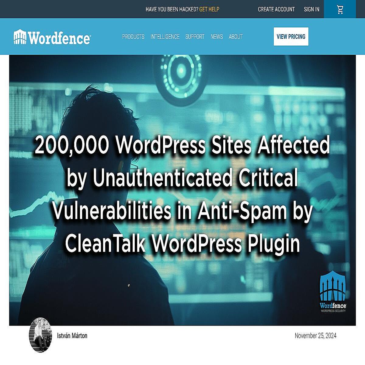 WordPressの人気スパム対策プラグインに緊急の脆弱性、アップデートを (2024年11月28日掲載) - ライブドアニュース