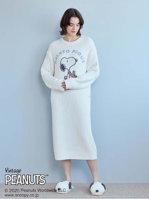 もっちりとあたたかな肌触りがたまらない！スヌーピーデザインがキュートな【ジェラートピケ】のワンピースがAmazonに登場中‼ - Peachy ...