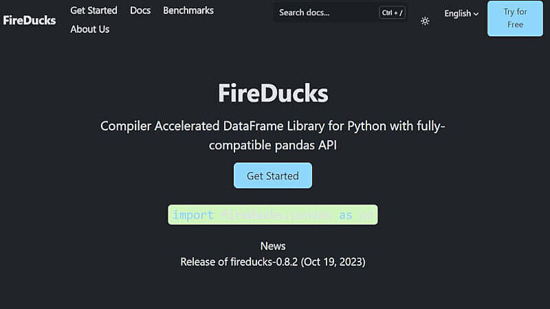 NEC、Pythonライブラリ高速化ソフト「FireDucks」β版 (2023年10月19日掲載) - ライブドアニュース