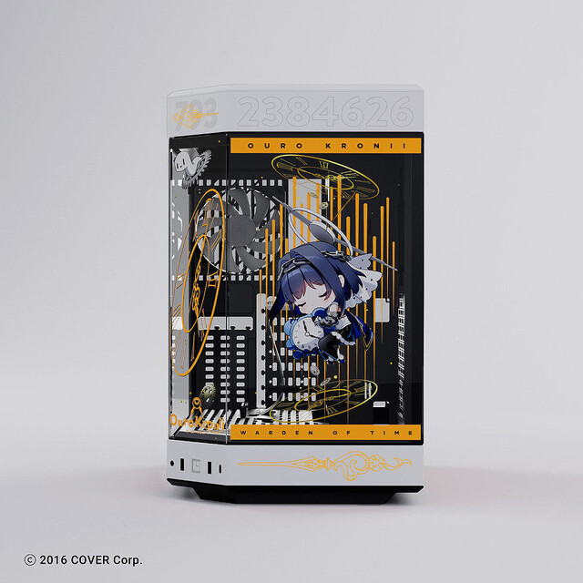 hololive EN所属の 「OURO KRONII」氏が全面にあしらわれた限定PCケース - ライブドアニュース