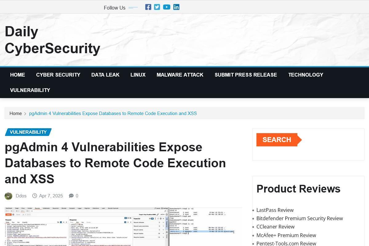 データベース管理ツールに緊急の脆弱性、すぐにアップデートを - ライブドアニュース